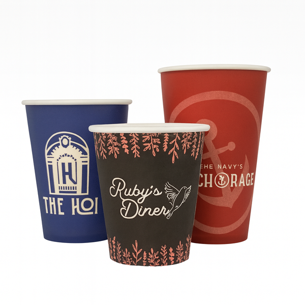 Wholesale - Custom Coffee Cups (Compostable) - Exposurepack